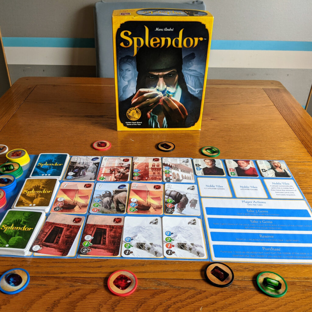 Splendor Game Mat – Tabletop Player Aids
